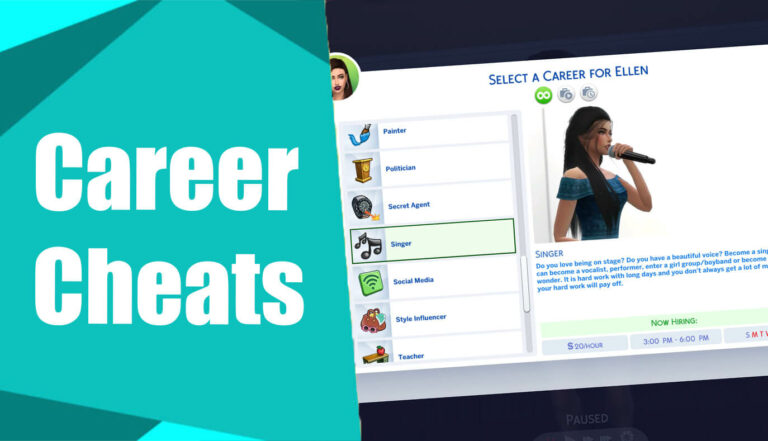 The Sims 4 Career Cheats Wicked Sims Mods