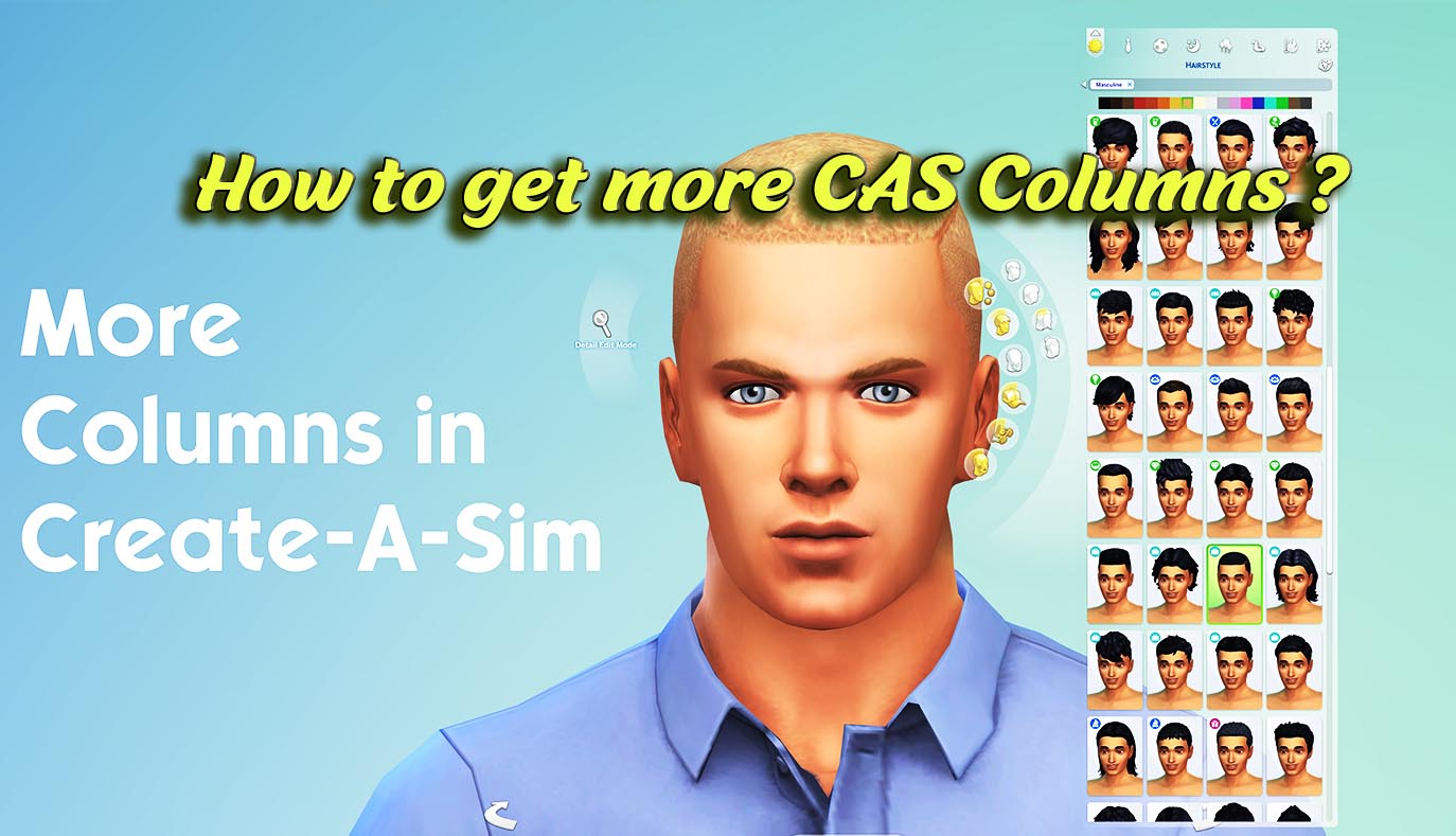 More Columns In CAS The Sims 4 Wicked Sims Mods