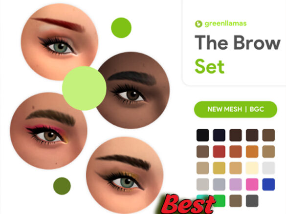 Best Sims 4 Eyebrows You Need in Your CC Folder - Wicked Sims Mods