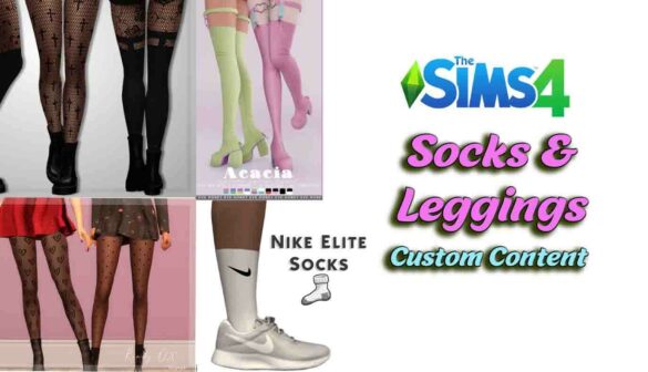 The Sims 4 Socks & Leggings Downloads - Wicked Sims Mods