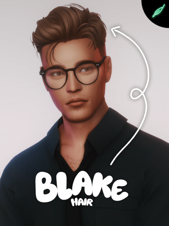blake hair - Wicked Sims Mods