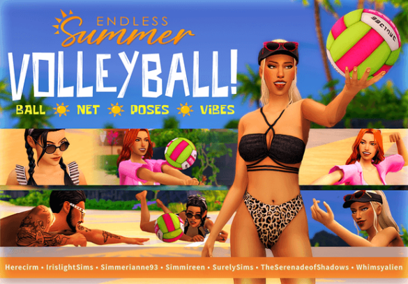 Endless Summer Volleyball - Wicked Sims Mods