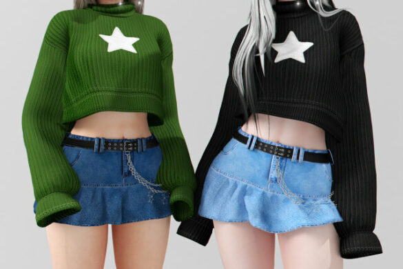 Sara Daisy Outfit - Wicked Sims Mods