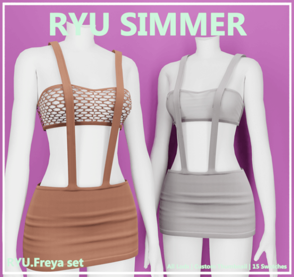 Freya set - Wicked Sims Mods
