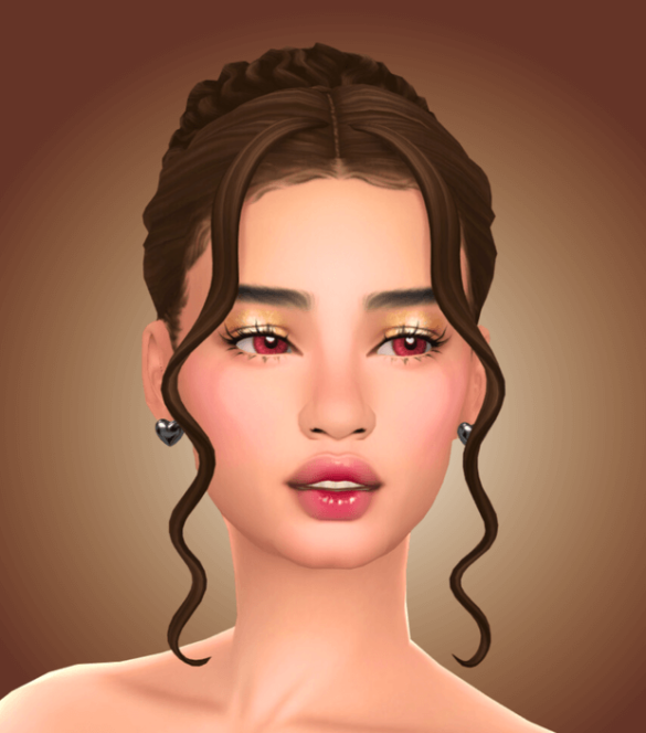 Snooty Glitter Eyeshadow - Wicked Sims Mods