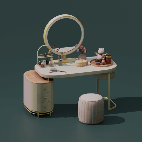 The Luxe Vanity - Wicked Sims Mods