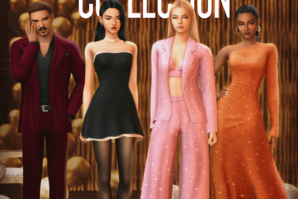 Scandalous Dare- Diamond Leg Chains - Wicked Sims Mods